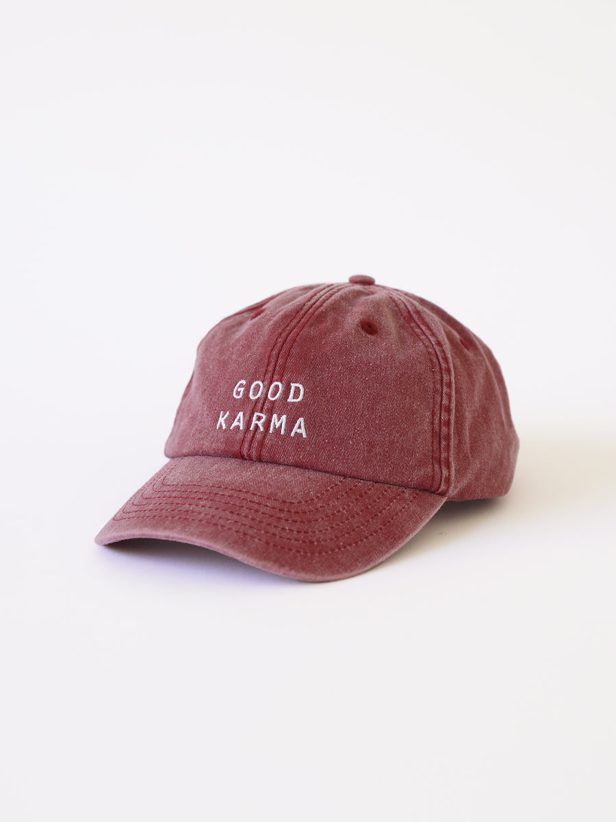 GOOD KARMA Cap red – MADY MORRISON