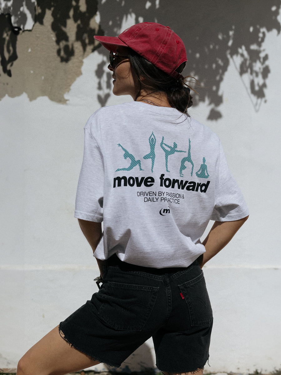 MOVE FORWARD T-Shirt light grey – MADY MORRISON